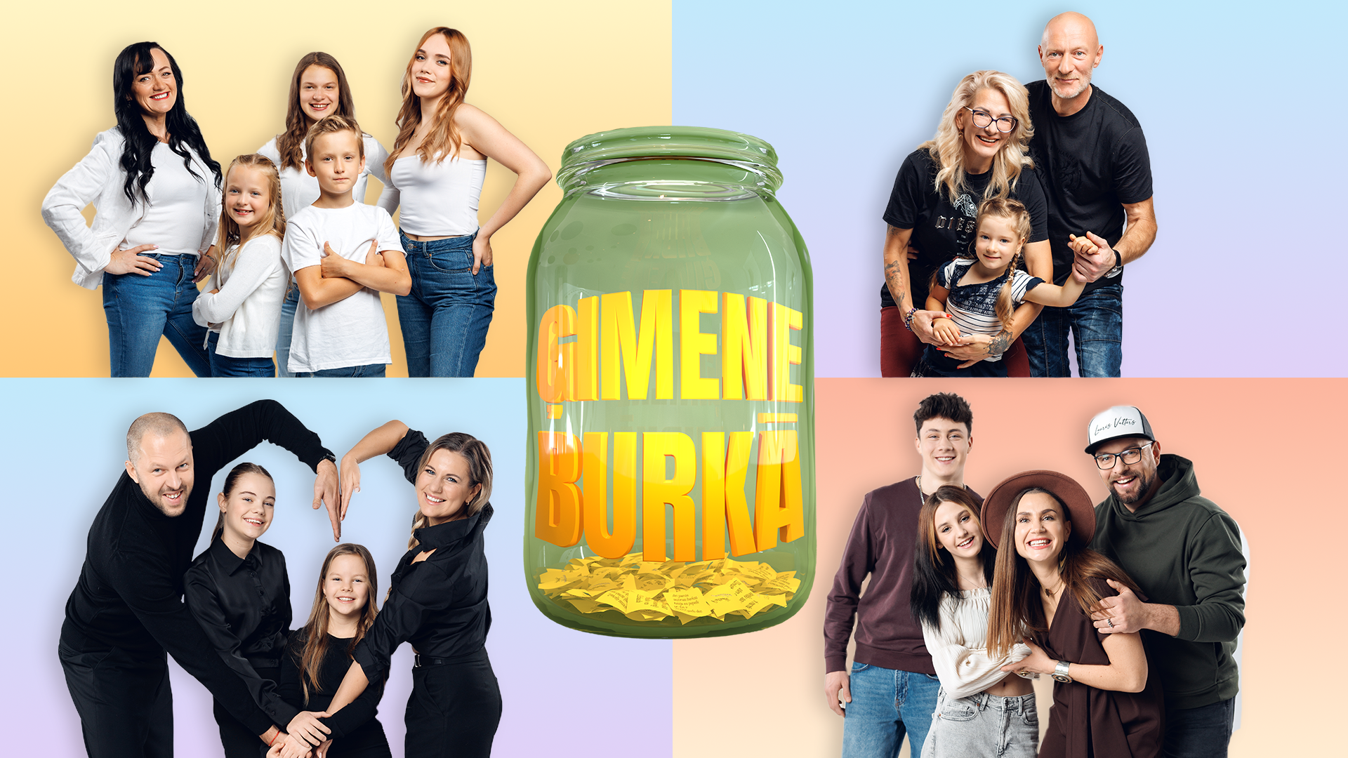 Ģimene burkā, 1188 play