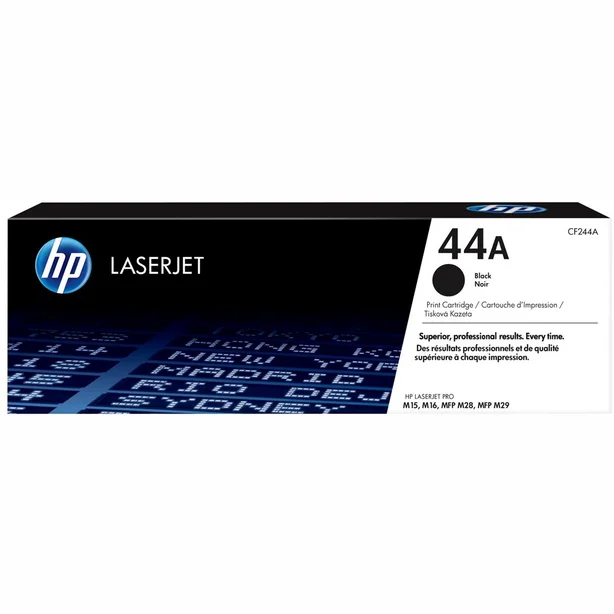 HP 44A Black Original LaserJet Toner Cartridge CF244A