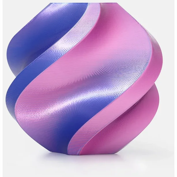 Bambu Lab PLA Silk DUAL Neon city Blue/Magenta