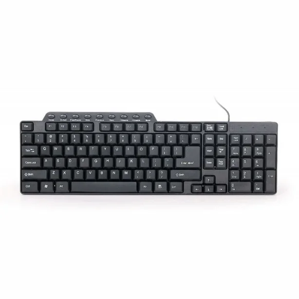 Gembird Multimedia Keyboard ENG Black