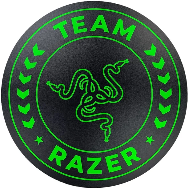 Krēsla paliktnis Razer Team Floor Mat Black Green