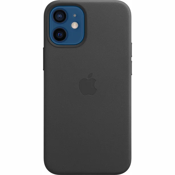 Apple iPhone 12 mini Leather Case with MagSafe - Black