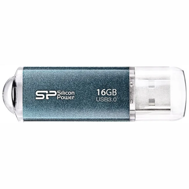 USB zibatmiņa Silicon Power Marvel M01, 16 GB, USB 3.0, Blue