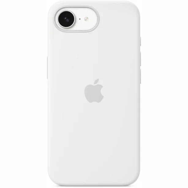 Apple iPhone 16e Silicone Case – White