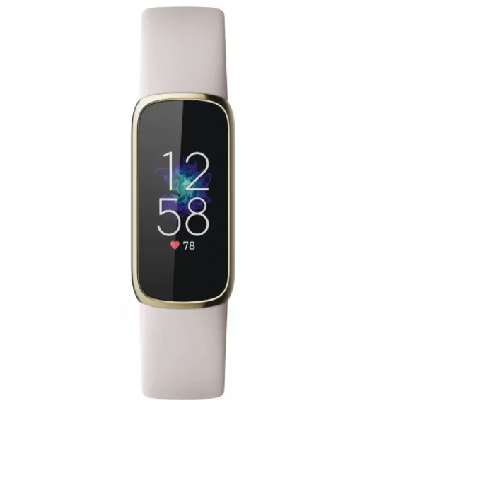 Fitbit Luxe Lunar White / Soft Gold Stainless Steel [Mazlietots]